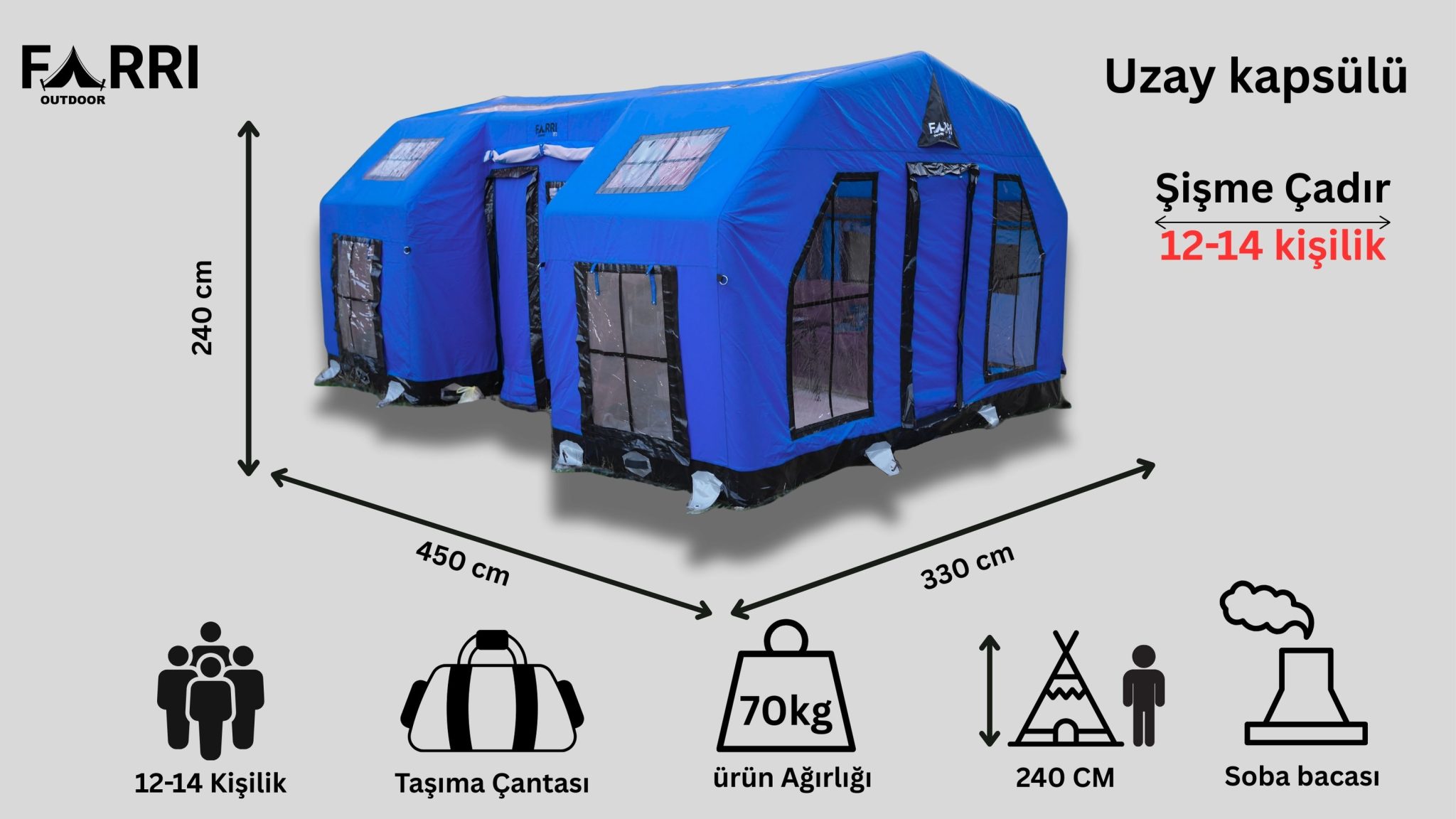 Space Capsule Air Tent – FARRI OUTDOOR | Inflatable Tents | Air Tents